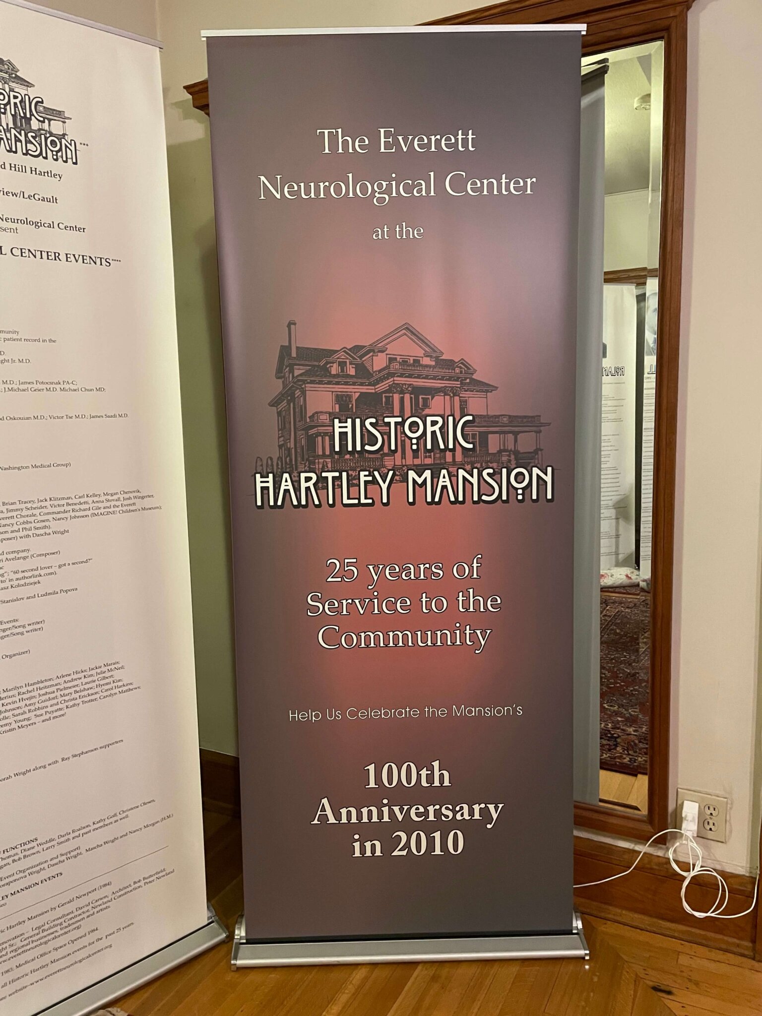 Great Grandson and others Visit Historic Hartley Mansion